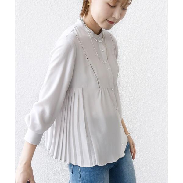 ZOZO問い合わせ番号:72763939ショップ:SHIPS for women，シップス フォー ウィメンブランド:SHIPS，シップス商品名:【WEB限定】〈手洗い可能〉ストレッチ ジョーゼット プリーツ ブラウスカテゴリ:トップス&g...