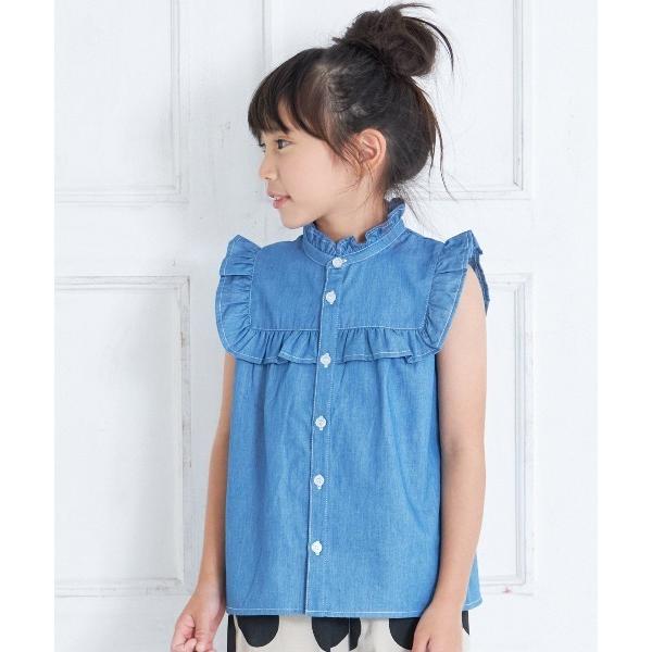 『タイムセール実施中』ZOZO問い合わせ番号:72797642ショップ:MAKE YOUR DAY，メイクユアデイブランド:MAKE YOUR DAY，メイクユアデイ商品名:ノースリーブフリルブラウス■80〜140cmカテゴリ:トップス&g...