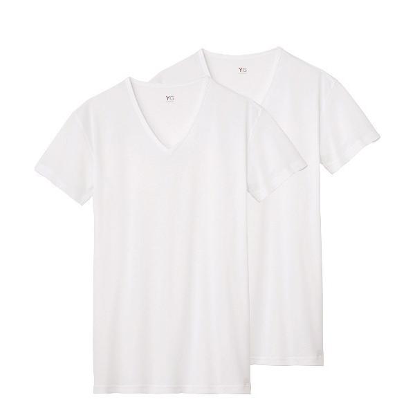 ※このアイテムは返品・交換対象外商品です。ZOZO問い合わせ番号:72849029ショップ:GUNZE，グンゼブランド:YG，ワイジー商品名:YG/ワイジー VネックTシャツ DRY＆COOL 2枚組カテゴリ:アンダーウェア>インナー...