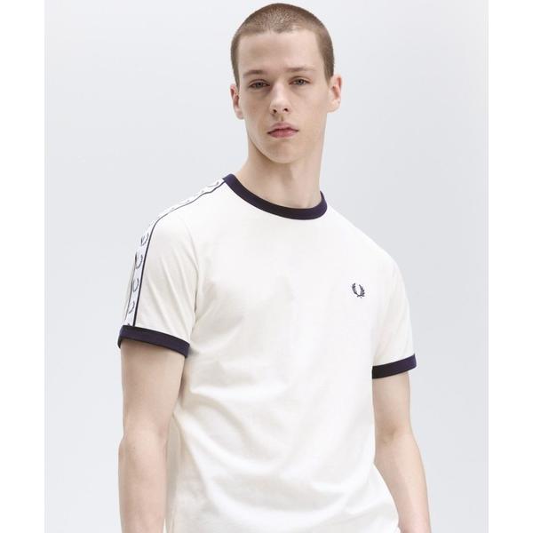 ZOZO問い合わせ番号:73017521ショップ:FRED PERRY，フレッドペリーブランド:FRED PERRY，フレッドペリー商品名:Taped Ringer T-Shirt／テープリンガーＴシャツカテゴリ:トップス>Tシャツ/...