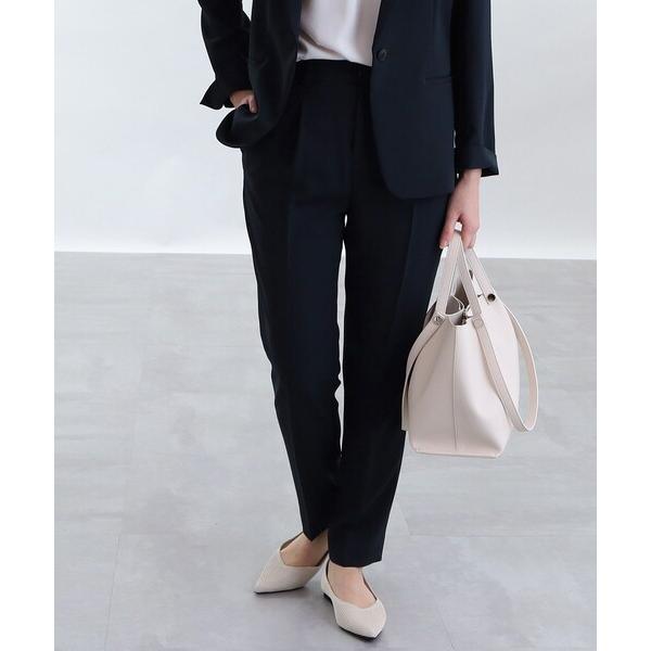 『タイムセール実施中』ZOZO問い合わせ番号:73018732ショップ:INDIVI，インディヴィブランド:INDIVI，インディヴィ商品名:【定番スーツ／UVケア／洗える】ウール調タックテーパードパンツカテゴリ:フォーマルスーツ/小物&g...