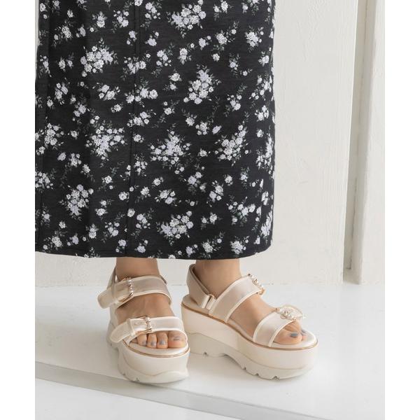 『セール実施中』ZOZO問い合わせ番号:73019244ショップ:RANDA，ランダブランド:RANDA，ランダ商品名:パールバックルボリュームソールスポーツサンダルカテゴリ:シューズ>サンダルブランド品番:PR31182素材:チュー...