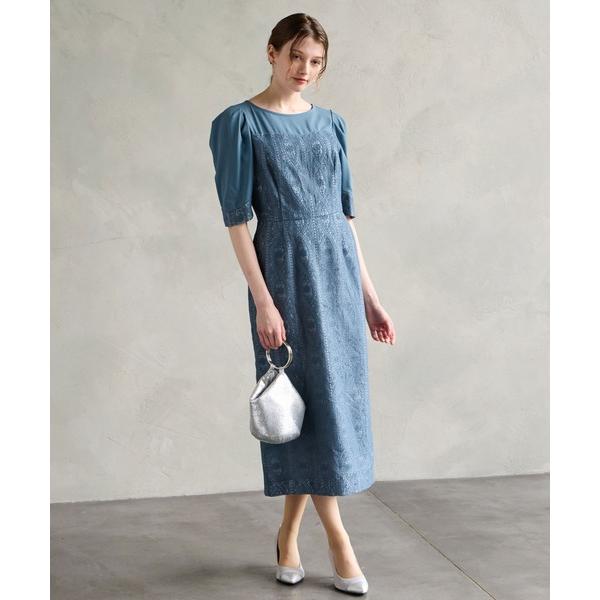 『セール実施中』ZOZO問い合わせ番号:73020663ショップ:AIMER，エメブランド:AIMER，エメ商品名:アラベスク調刺繍タイトライン袖付きパーティードレスカテゴリ:ワンピース/ドレス>ドレスブランド品番:0325-1-15...