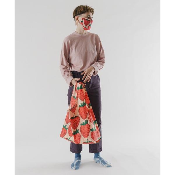 ZOZO問い合わせ番号:73055417ショップ:Global Forme Concrete，グローバルフォルムコンクリートブランド:BAGGU，バグー商品名:STANDARD BAGGU 470.ストロベリーカテゴリ:バッグ>エコバ...