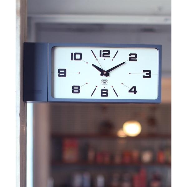 ZOZO問い合わせ番号:73186926ショップ:DULTON，ダルトンブランド:DULTON，ダルトン商品名:DOUBLE FACE CLOCK RECTANGLE/両面 掛け時計カテゴリ:インテリア>掛け時計ブランド品番:H21-...
