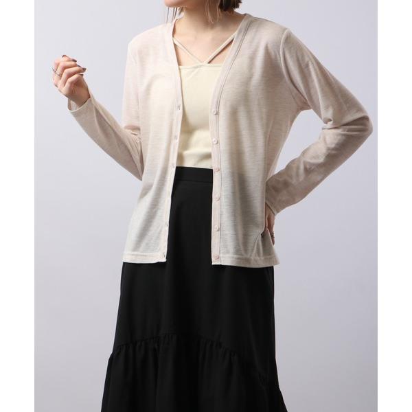 『タイムセール実施中』ZOZO問い合わせ番号:73286413ショップ:FUNALIVE，ファンアライブブランド:FUNALIVE，ファンアライブ商品名:PAGE ONE 梨地ＶネックＵＶカーディガンカテゴリ:トップス>カーディガン/...
