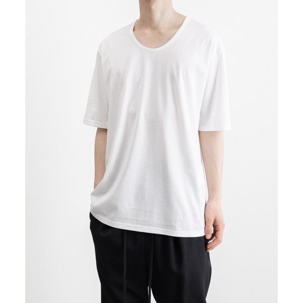 ZOZO問い合わせ番号:73349767ショップ:ato，アトウブランド:ato，アトウ商品名:COTTON U-NECK Tカテゴリ:トップス>Tシャツ/カットソーブランド品番:AMB-T02，AM23A-T06素材:コットン100...