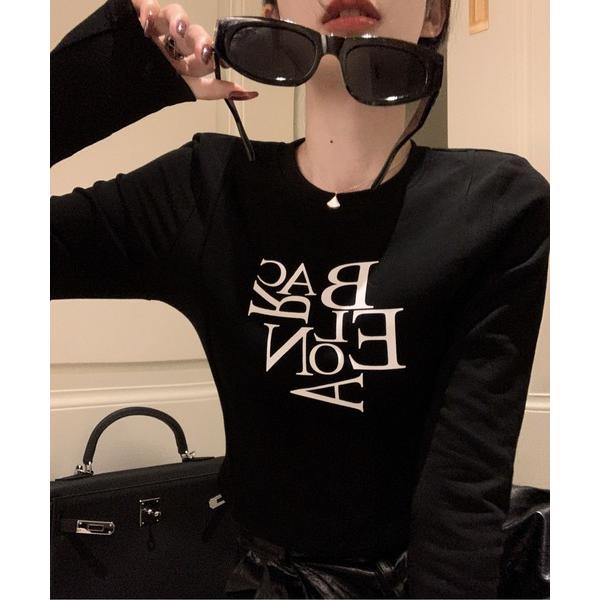 ZOZO問い合わせ番号:73380683ショップ:me+em select，ミームセレクトブランド:me+em select，ミームセレクト商品名:BACロゴレタリングスリムラインＴシャツカテゴリ:トップス>Tシャツ/カットソーブラン...