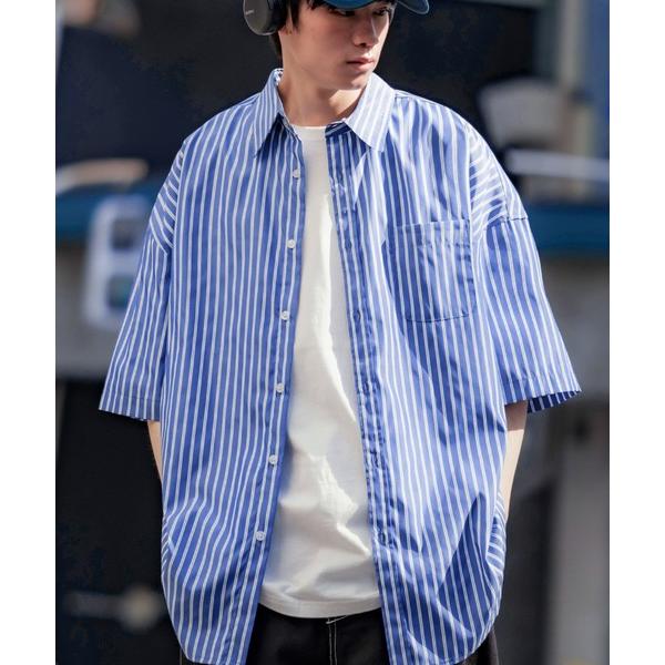 『タイムセール実施中』ZOZO問い合わせ番号:73381989ショップ:improves，インプローブスブランド:NULL，ヌル，improves，インプローブス商品名:【NULL】接触冷感 速乾 ストライプ 半袖シャツカテゴリ:トップス&...