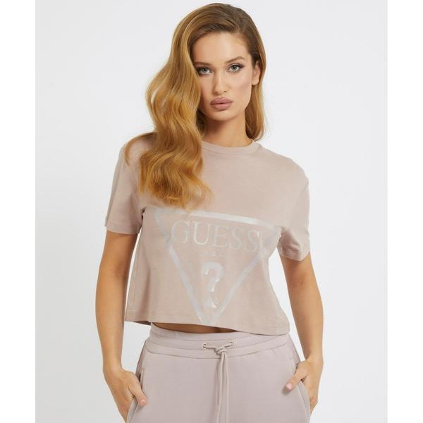 『タイムセール実施中』ZOZO問い合わせ番号:73587711ショップ:GUESS，ゲスブランド:Guess，ゲス商品名:Adele Crop Tee 半袖Tシャツ レディースカテゴリ:トップス>Tシャツ/カットソーブランド品番:V2...