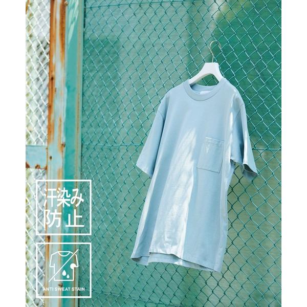 『セール実施中』ZOZO問い合わせ番号:73588207ショップ:ADAM ET ROPE'，アダムエロペブランド:ADAM ET ROPE'，アダムエロペ商品名:〈汗染み防止〉スエット ガード ベーシック ポケット Tシャツカテゴリ:トッ...