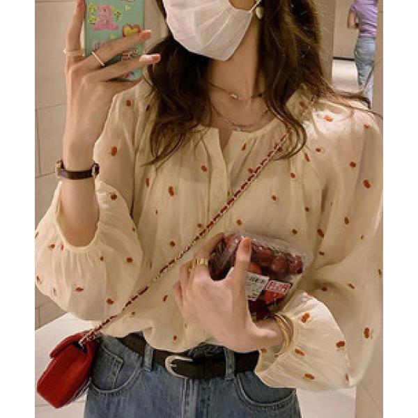 『セール実施中』ZOZO問い合わせ番号:73592361ショップ:FRP，エフアールピーブランド:MAISON DE THERESE，メゾン ド テレーズ，FRP，エフアールピー商品名:フレンチレトロノーカラーシャツカテゴリ:トップス&gt...