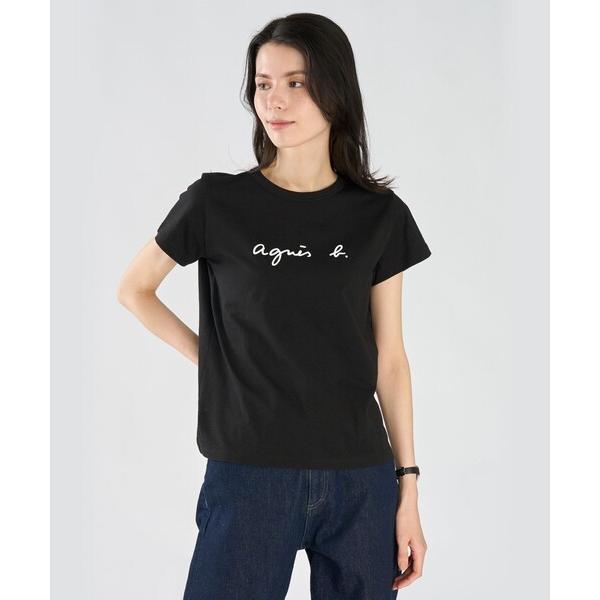 ZOZO問い合わせ番号:73624169ショップ:agnes b.，アニエスベーブランド:agnes b.，アニエスベー商品名:ロゴプリント コットン 半袖Tシャツ ”Brandoカテゴリ:トップス>Tシャツ/カットソーブランド品番:...