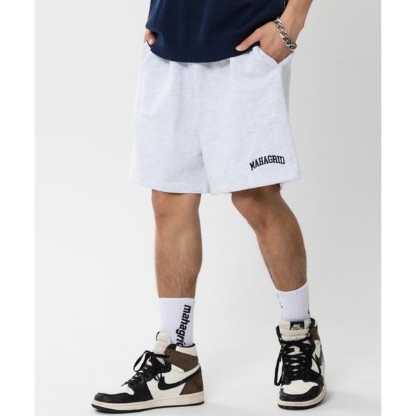 ZOZO問い合わせ番号:73625363ショップ:mahagrid，マハグリッドブランド:MAHAGRID，マハグリッド商品名:『mahagrid/マハグリッド』VARSITY LOGO SWEAT SHORT/バーシティロゴショットカテゴ...