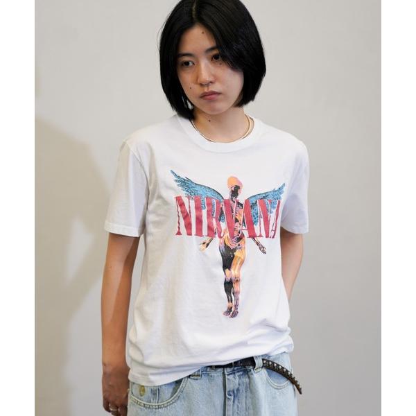 ZOZO問い合わせ番号:73657764ショップ:C.E.L.STORE，セルストアブランド:THRIFTY LOOK，スリフティールック商品名:THRIFTY LOOK / スリフティールック THRIFTY ”NIRVANA” TEE ...