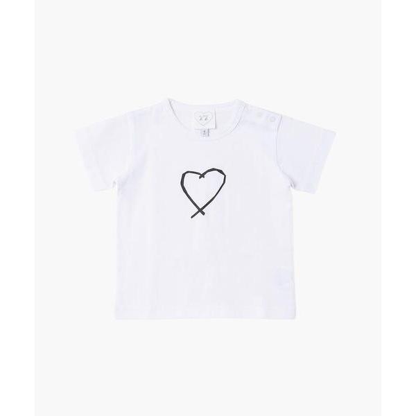ZOZO問い合わせ番号:73693117ショップ:agnes b.，アニエスベーブランド:agnes b.，アニエスベー商品名:ベビー アイコニック コットン 半袖 Tシャツ ”Sarajevo heart”カテゴリ:トップス>Tシャ...
