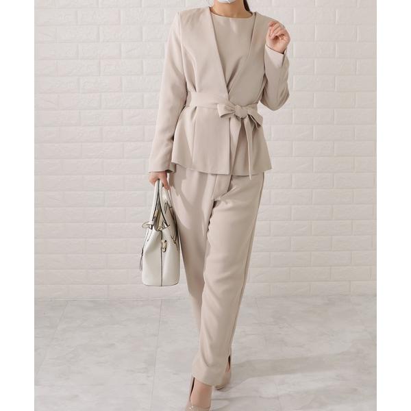 『タイムセール実施中』ZOZO問い合わせ番号:73724622ショップ:Lace Ladies，レースレディースブランド:Lace Ladies，レースレディース商品名:ノーカラージャケット＆オールインワンセットアップカテゴリ:ジャケット/...