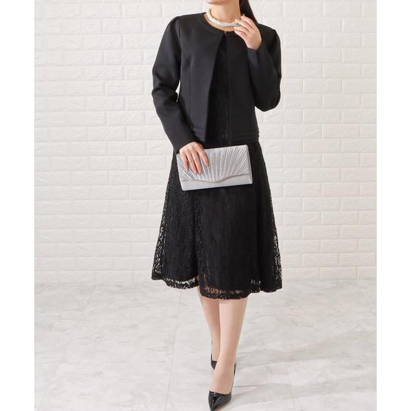 『タイムセール実施中』ZOZO問い合わせ番号:73724630ショップ:Lace Ladies，レースレディースブランド:Lace Ladies，レースレディース商品名:ノーカラージャケット＆総レース半袖ワンピースドレスカテゴリ:ジャケット...