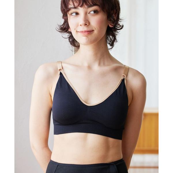 『タイムセール実施中』ZOZO問い合わせ番号:73724881ショップ:cross marche，クロスマルシェブランド:Rosemadame，ローズマダム商品名:ぐーんと伸びてストレスフリー シームレス成型編みブラジャー（マタニティ/授乳...