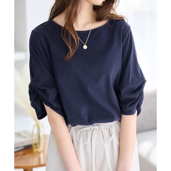 『タイムセール実施中』ZOZO問い合わせ番号:73759471ショップ:alotta，アロッタブランド:Viola e Viola，ヴィオラエヴィオラ商品名:綿１００％袖タックＴシャツカテゴリ:トップス>Tシャツ/カットソーブランド品...