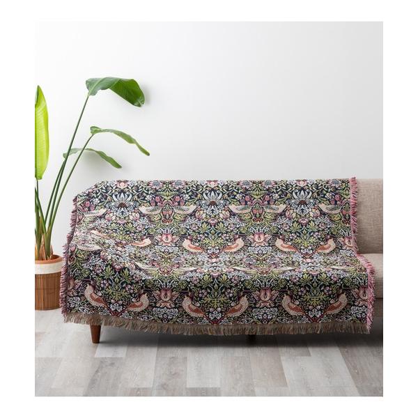 『タイムセール実施中』ZOZO問い合わせ番号:73794045ショップ:ABBEY MARKET，アビーマーケットブランド:Jubilee，ジュビリー商品名:ジャガード織 スローケットラグ ウィリアムモリス柄アソート 130x160cmカテ...