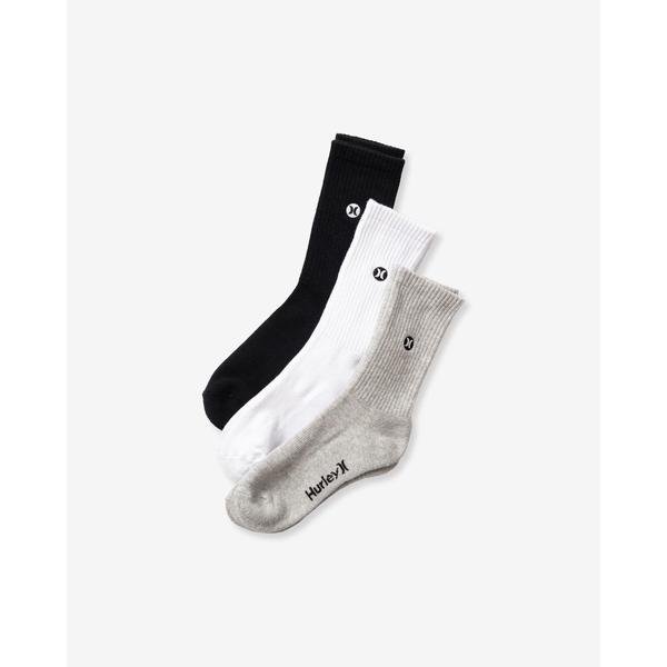 ※このアイテムは返品・交換対象外商品です。ZOZO問い合わせ番号:73797078ショップ:Hurley，ハーレーブランド:Hurley ，ハーレー商品名:【Hurley:ハーレー】3Pパック クルーソックス  M H2O DRI CREW...