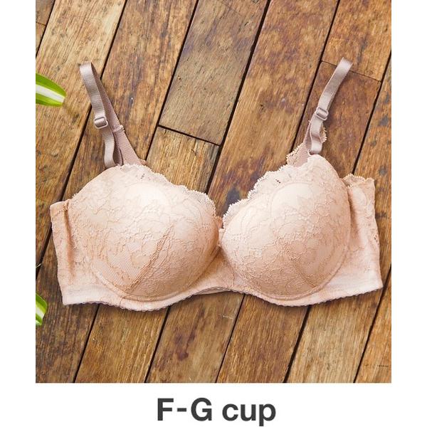 『セール実施中』ZOZO問い合わせ番号:73928720ショップ:AMPHI，アンフィブランド:AMPHI，アンフィ商品名:BRAGENIC Smoothing/花柄レース　ノンワイヤーブラジャー　F-Gcup(ブラジェニックスムージング)...