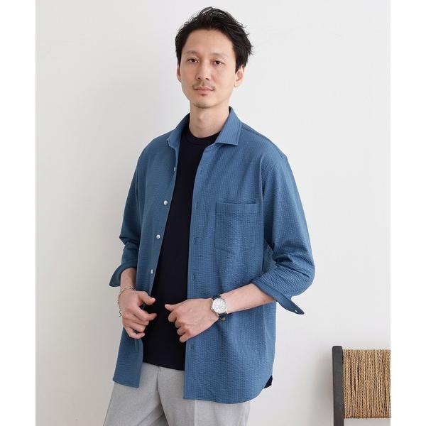 『タイムセール実施中』ZOZO問い合わせ番号:73928930ショップ:TAKEO KIKUCHI，タケオキクチブランド:TAKEO KIKUCHI，タケオキクチ商品名:【抗菌防臭／7分袖】サッカージャージ ストライプシャツカテゴリ:トップ...