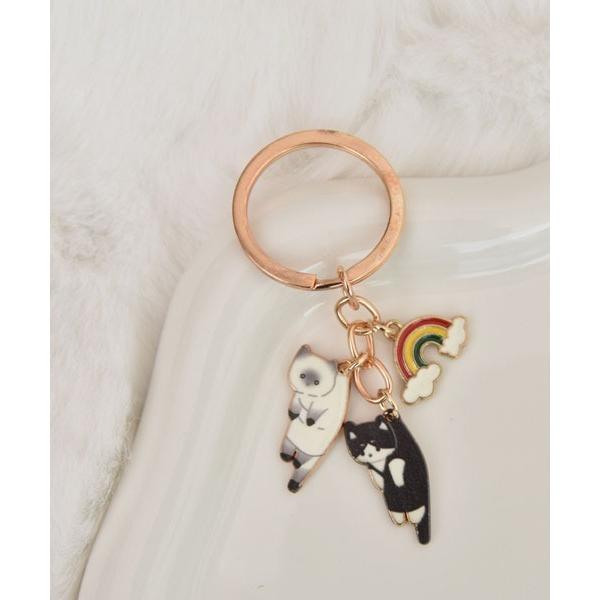 『セール実施中』ZOZO問い合わせ番号:73931335ショップ:TONE，トーンブランド:TONE SELECT GOODS，トーンセレクトグッズ商品名:【urge select】つままれネコちゃん キーホルダー/バッグチャーム【マルチウ...