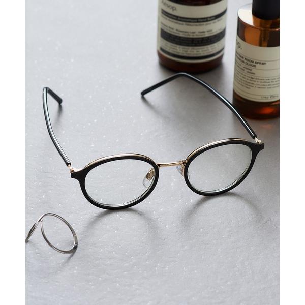 『タイムセール実施中』ZOZO問い合わせ番号:73965675ショップ:SETUP7，セットアップセブンブランド:SETUP7，セットアップセブン商品名:【SETUP7】メタルコンビフレームクリアメガネ UVカットクリアサングラス SPNM...