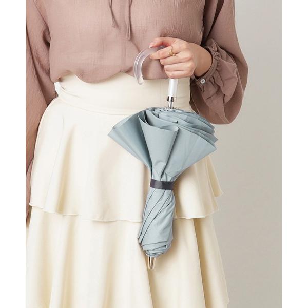 ZOZO問い合わせ番号:73998156ショップ:MOONBAT，ムーンバットブランド:LANVIN en Bleu，ランバンオンブルー，MOONBAT，ムーンバット商品名:一級遮光 晴雨兼用折りたたみ日傘 ”フレアフリル”カテゴリ:ファッ...