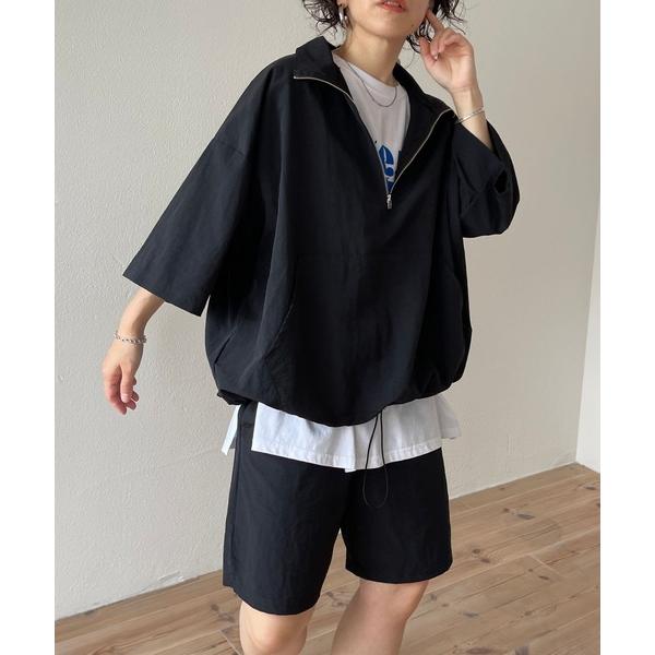 ZOZO問い合わせ番号:74096800ショップ:properson，プロパーソンブランド:wee9s，ウィークス商品名:【2点SET】half zip nylon set up / ハーフジップナイロンセットアップカテゴリ:ジャケット/ア...