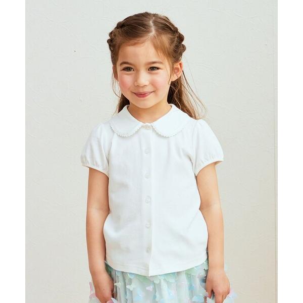 『セール実施中』ZOZO問い合わせ番号:74233325ショップ:ANY，エニィブランド:ANY，エニィ商品名:丸襟付き 半袖 ブラウスカテゴリ:トップス>シャツ/ブラウスブランド品番:KKFKSM0594素材:ホワイト：[本体]綿:...