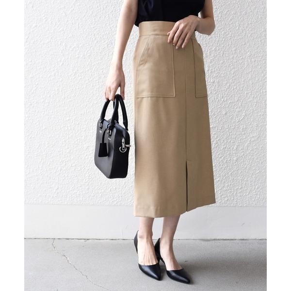 ZOZO問い合わせ番号:74299640ショップ:SHIPS for women，シップス フォー ウィメンブランド:SHIPS.me，シップスミー商品名:【ZOZO限定】SHIPS.me:アムンゼン 台形 ミディスカートカテゴリ:スカート...