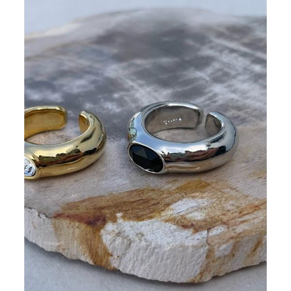 『セール実施中』ZOZO問い合わせ番号:74404601ショップ:TONE，トーンブランド:TONE SELECT GOODS，トーンセレクトグッズ商品名:【aussi/オッスィー】ボリューム　メタル　ストーン　リング（ニッケルフリー）カテ...