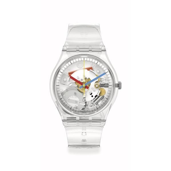 ZOZO問い合わせ番号:74437217ショップ:SWATCH，スウォッチブランド:SWATCH，スウォッチ，FLIK FLAK，フリックフラック商品名:[スウォッチ] swatch 腕時計 CLEARLY GENTカテゴリ:腕時計>...