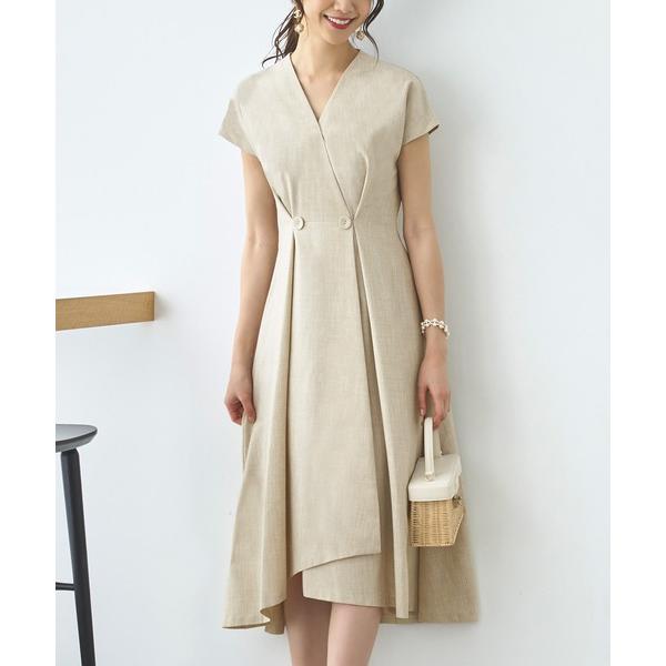 『タイムセール実施中』ZOZO問い合わせ番号:74489720ショップ:RUIRUE BOUTIQUE，ルイルエブティックブランド:RUIRUE BOUTIQUE，ルイルエブティック商品名:カシュクールフレンチワンピースカテゴリ:ワンピース...