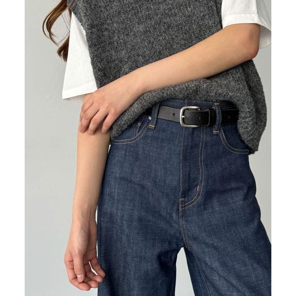 ZOZO問い合わせ番号:74504190ショップ:CANAL JEAN，キャナルジーンブランド:CANAL JEAN，キャナルジーン，El mar，エルマール商品名:El mar　スクエアバックルレザーベルトカテゴリ:ファッション雑貨&gt...