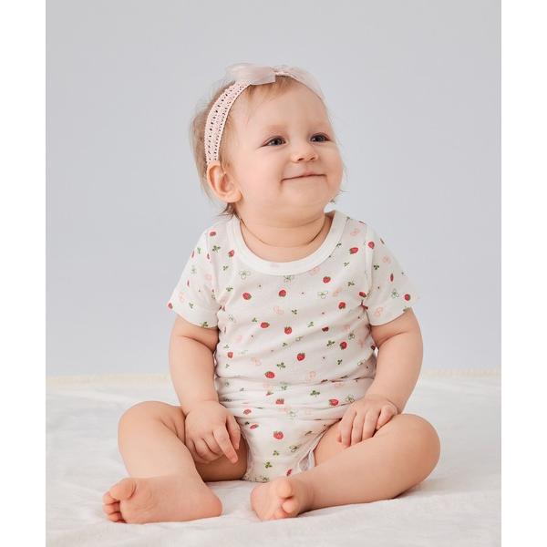 『タイムセール実施中』※このアイテムは返品・交換対象外商品です。ZOZO問い合わせ番号:74574925ショップ:Combi mini，コンビミニブランド:combimini，コンビミニ商品名:さらさらキープ半袖Tシャツ（いちご）カテゴリ:...