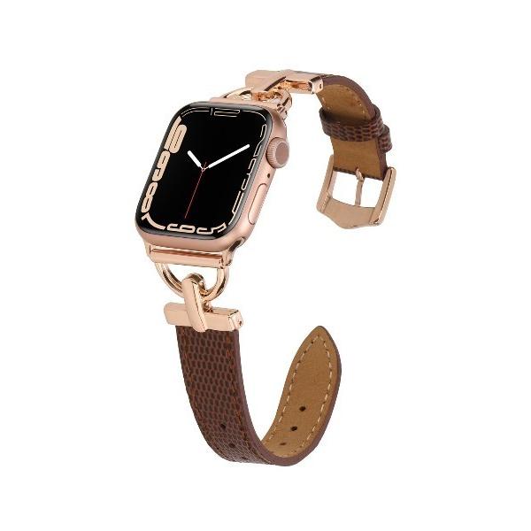 ZOZO問い合わせ番号:74576000ショップ:ABBEY MARKET，アビーマーケットブランド:ABBEY MARKET，アビーマーケット商品名:クロコ模様 レザー アップルウォッチバンド　38/40/41mmカテゴリ:腕時計>...