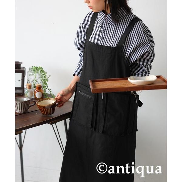 ZOZO問い合わせ番号:74638037ショップ:antiqua，アンティカブランド:antiqua，アンティカ商品名:綿100生地エプロンカテゴリ:食器/キッチン>エプロンブランド品番:ZY-00062素材:本体：綿100% 別布：...