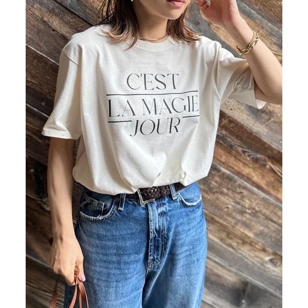 『タイムセール実施中』ZOZO問い合わせ番号:74639107ショップ:Bonjour Sagan，ボンジュールサガンブランド:mi via loca，ミヴィアロカ商品名:FRUIT OF THE LOOM フレンチロゴ半袖Tシャツ 【MV...