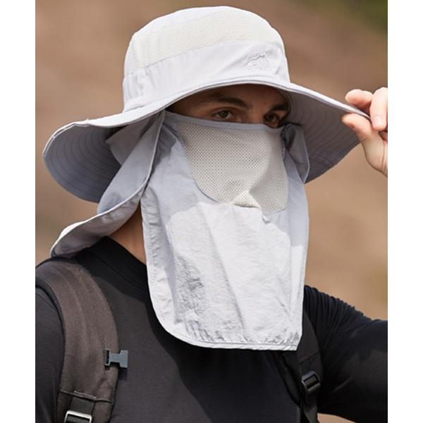 『タイムセール実施中』ZOZO問い合わせ番号:74639830ショップ:TeddyShop，テディショップブランド:DAY CLOSET，デイ クローゼット商品名:【UVカット率 99.9%以上】3WAY360度日除けサファリハットカテゴリ...