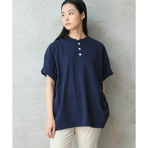 ZOZO問い合わせ番号:74673434ショップ:WAIPER，ワイパーブランド:WAIPER.inc，ワイパーインク商品名:GOOD WEAR　ヘンリーネック S/S SUPER BIG TEE 2w7-13243　USAコットンカテゴリ...