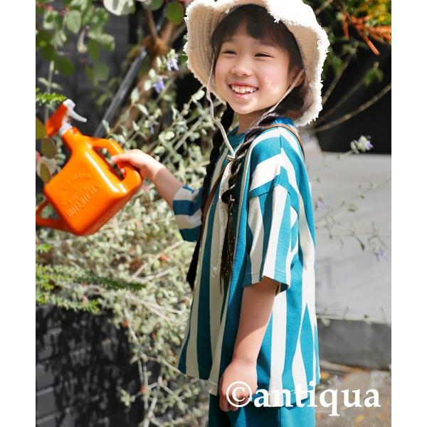 『タイムセール実施中』ZOZO問い合わせ番号:74676771ショップ:antiqua，アンティカブランド:antiqua，アンティカ商品名:綿100%ストライプ柄半袖ルームウエアカテゴリ:ルームウェア>ルームウェア/パジャマブランド...