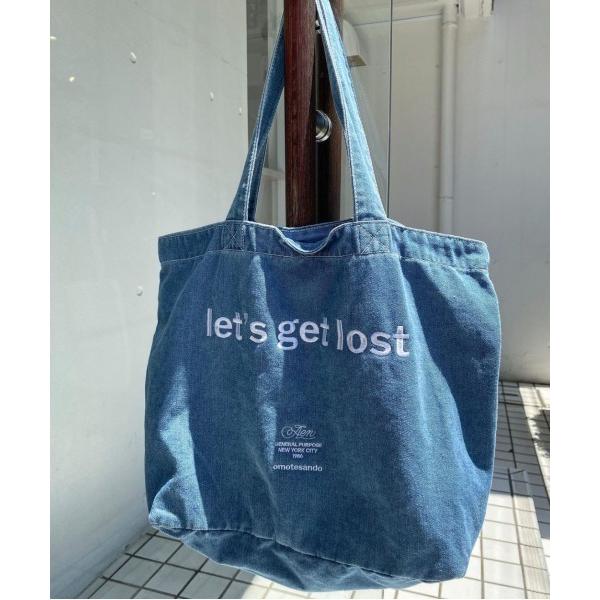 『セール実施中』ZOZO問い合わせ番号:74710518ショップ:A.en General Store，エイエン ジェネラル ストアブランド:A.en，エイエン 商品名:DENIM TOTE Let's Get Lostカテゴリ:バッグ&g...