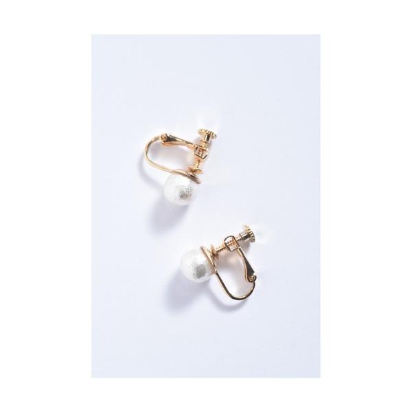 ZOZO問い合わせ番号:74710696ショップ:TONE，トーンブランド:tone，トーン商品名:【Astyle】コットンパールイヤリング(MA)カテゴリ:アクセサリー>イヤリングブランド品番:Astyle-408素材:合金・コット...