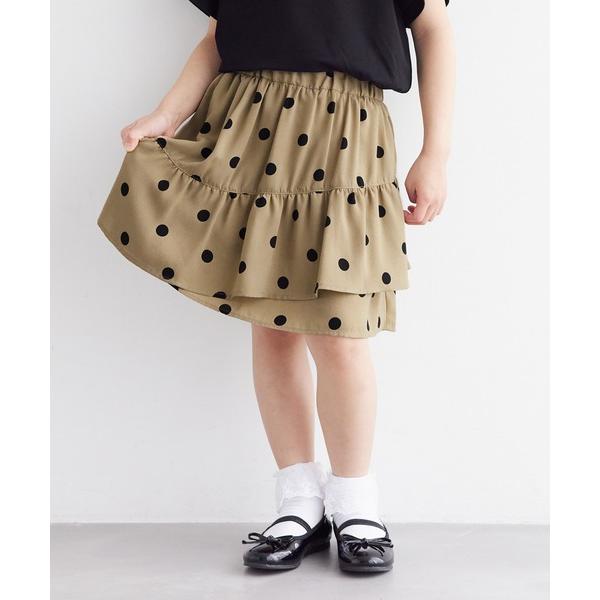 『タイムセール実施中』ZOZO問い合わせ番号:74712453ショップ:ROPE' PICNIC，ロぺピクニックブランド:ROPE' PICNIC，ロペピクニック商品名:【KIDS】リンクコーデ/ドット柄アシメントリーフリルスカートカテゴリ...