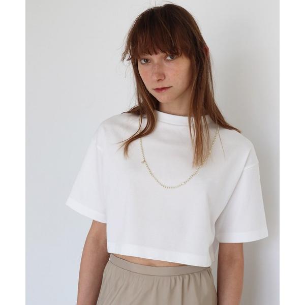 ZOZO問い合わせ番号:74746732ショップ:DRESSLAVE，ドレスレイブブランド:DRESSLAVE，ドレスレイブ商品名:midriff crew neck tee(ミドリフ丈クルーネックTシャツ)カテゴリ:トップス>Tシャ...