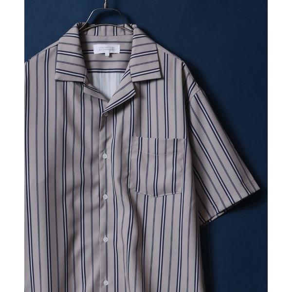 『セール実施中』ZOZO問い合わせ番号:74808135ショップ:ANPAS，アンパスブランド:ANPAS，アンパス商品名:Cool ＆ Dry Touch Fabric Oversized Open Collar Shirt/オーバーサイ...